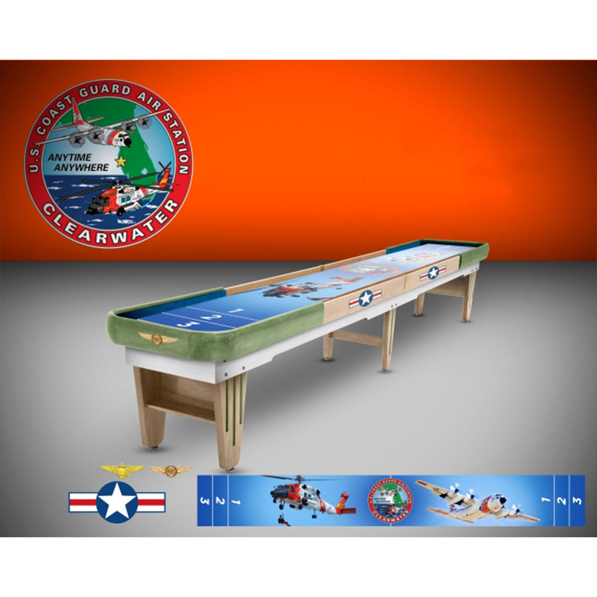 USCG CLEARWATER – Hudson Shuffleboards