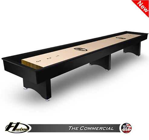 12' The Commercial - NEW with Custom Stain Options! – Hudson Shuffleboards