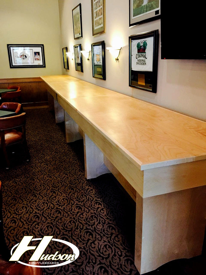 20' The Commercial - NEW with Custom Stain Options! – Hudson Shuffleboards
