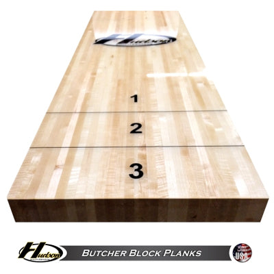 3" Thick Hard Rock Maple Butcher Block Plank for 16' Cradle – Hudson ...